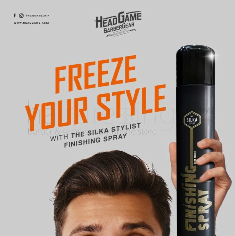 Silka Stylist Hair Finishing Spray 420ml – Dual-Active Technology for ...