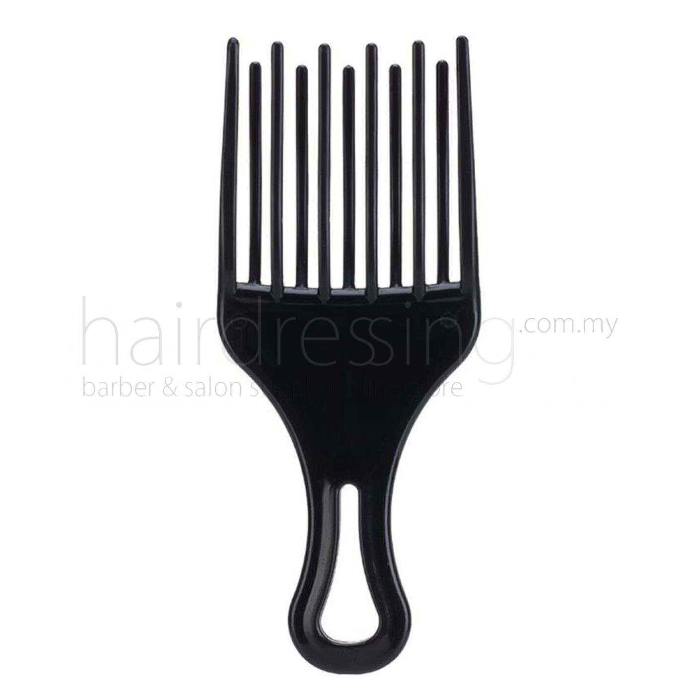 Afro Detangling Comb (Black) - Headgame Barbergear