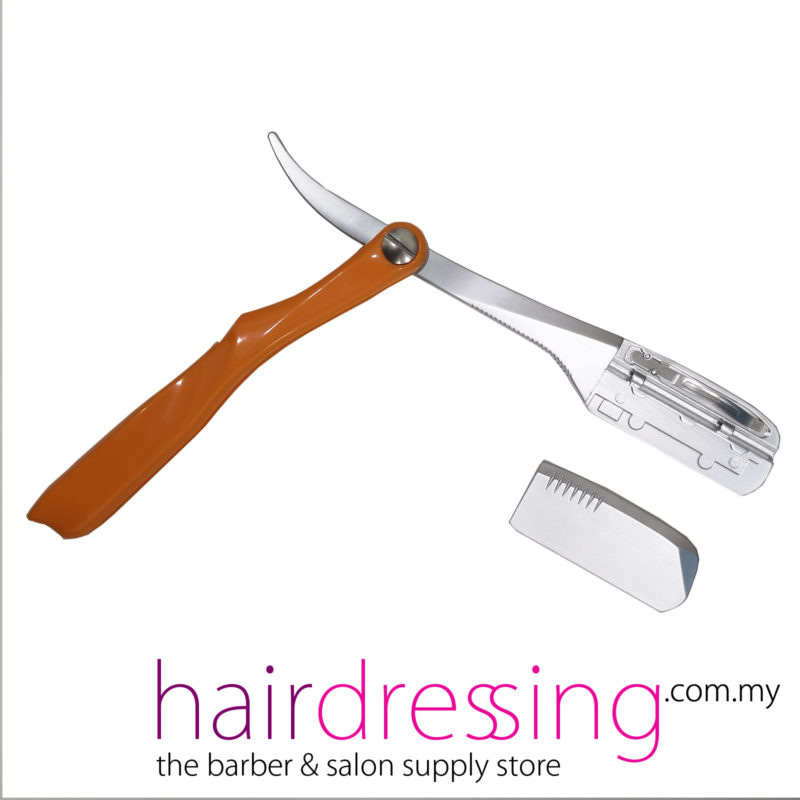 Feather Artist Club Razor (Orange) - Headgame Barbergear