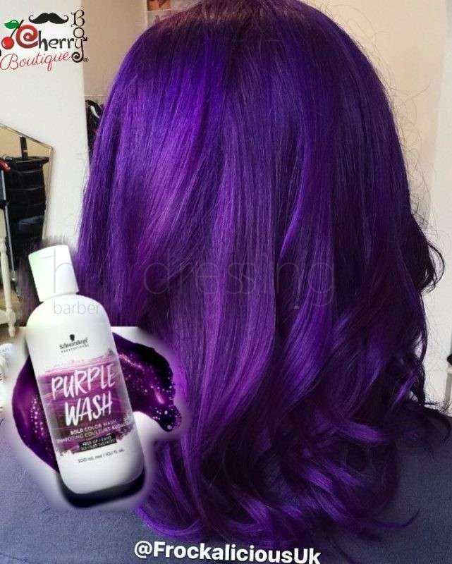 Schwarzkopf Bold Color Wash Shampoo (Purple) 300ml - Headgame Barbergear