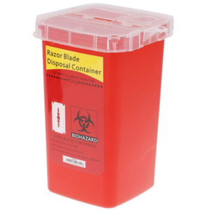 Sharps Razor Blades Disposal Case Container Bin - Headgame Barbergear