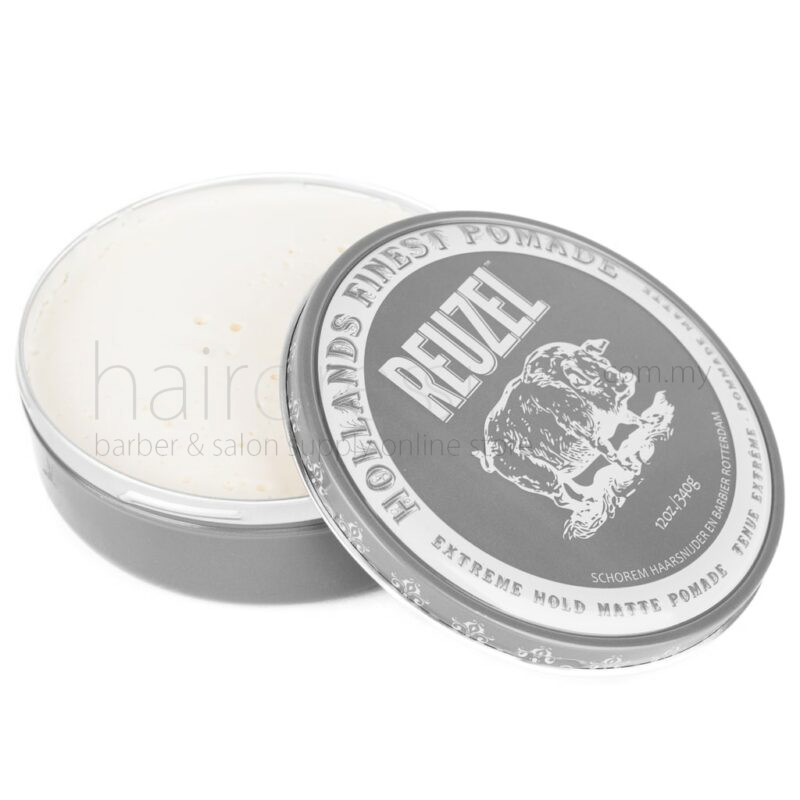 Reuzel Grey Extreme Hold Matte Pomade (340g) - Headgame Barbergear
