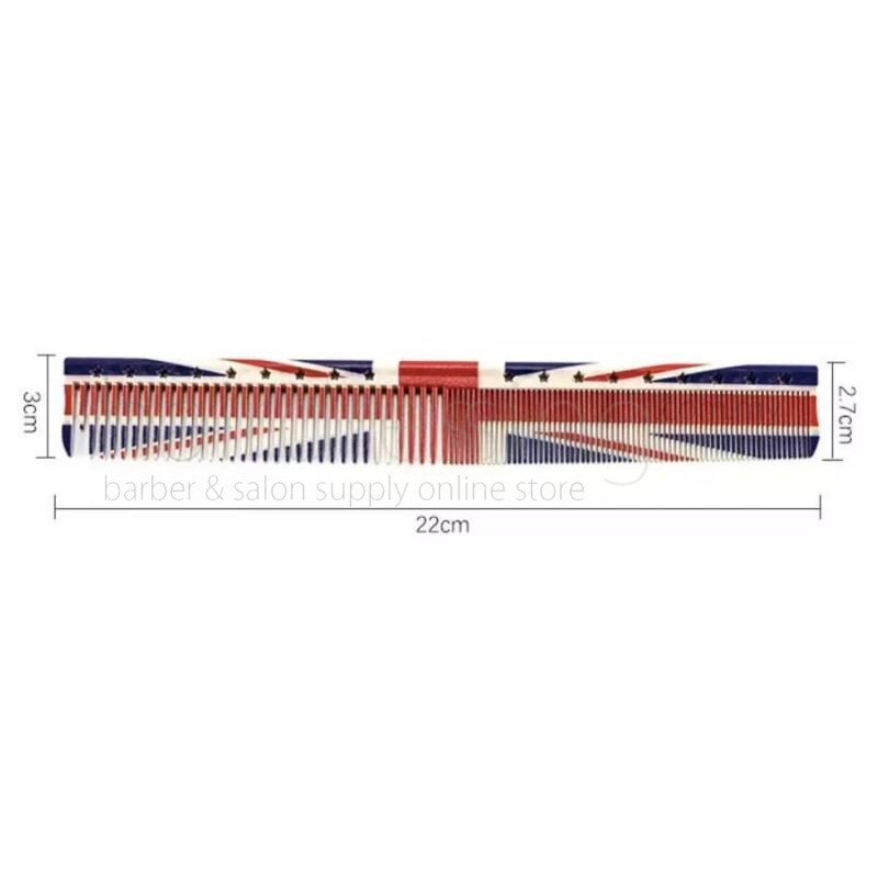 England British Design Cutting Comb (Long) #V03 - Headgame Barbergear