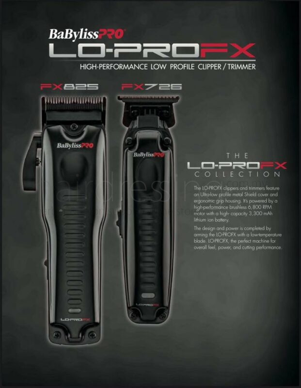 BaByliss Pro Lo-Profx Trimmer #FX726 - Headgame Barbergear