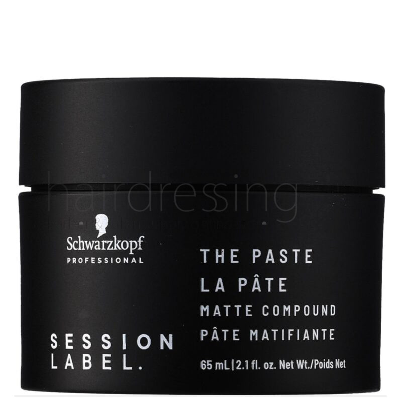 Schwarzkopf Session Label The Paste Remouldable Matte Styling Paste ...