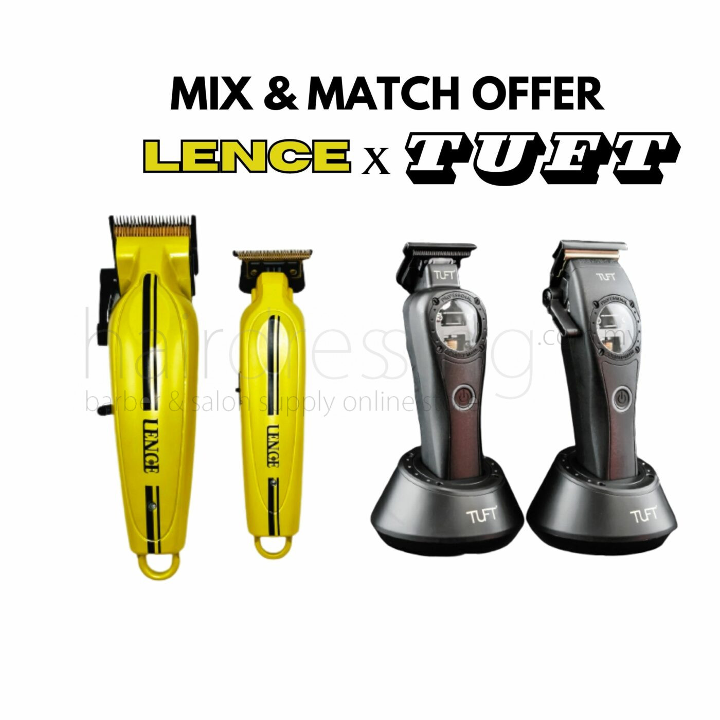 Mix & Match Offer (Lence x TUFT) - Headgame Barbergear