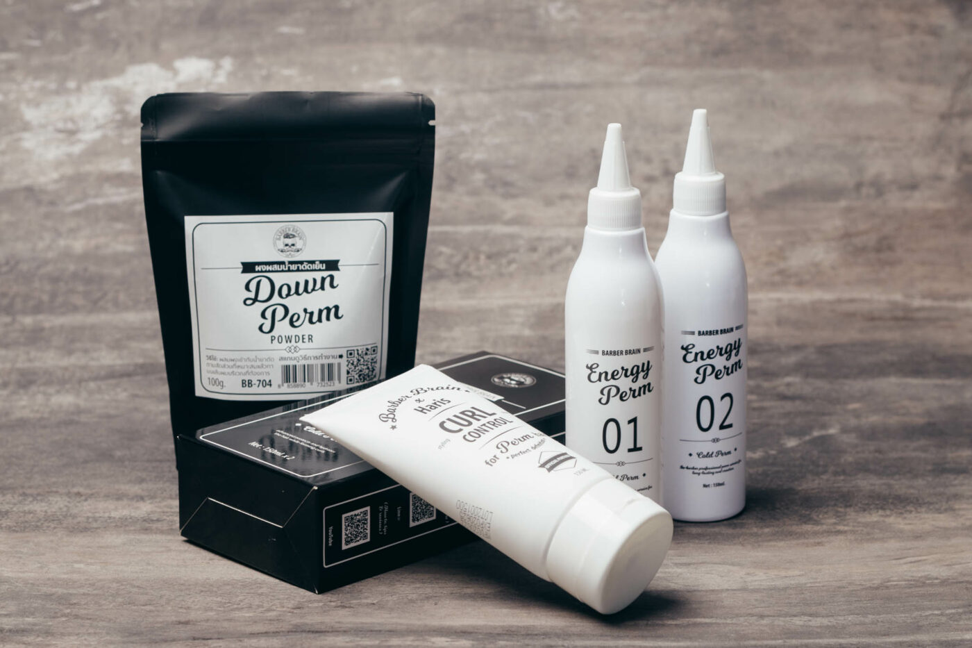 Barber Brain Energy Perm & Down Perm Powder - Headgame Barbergear