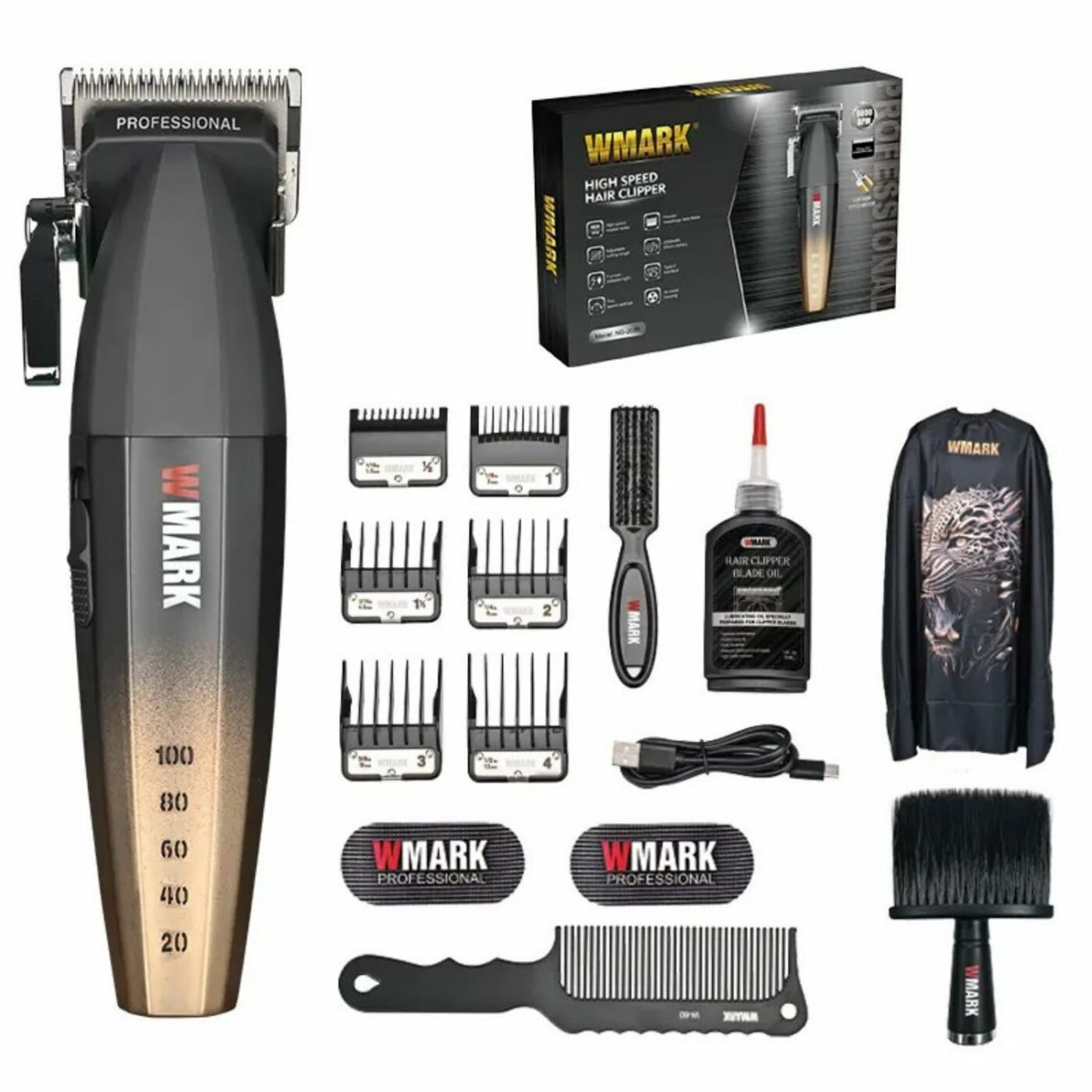 WMARK NG-2038 Hair Clipper - Headgame Barbergear