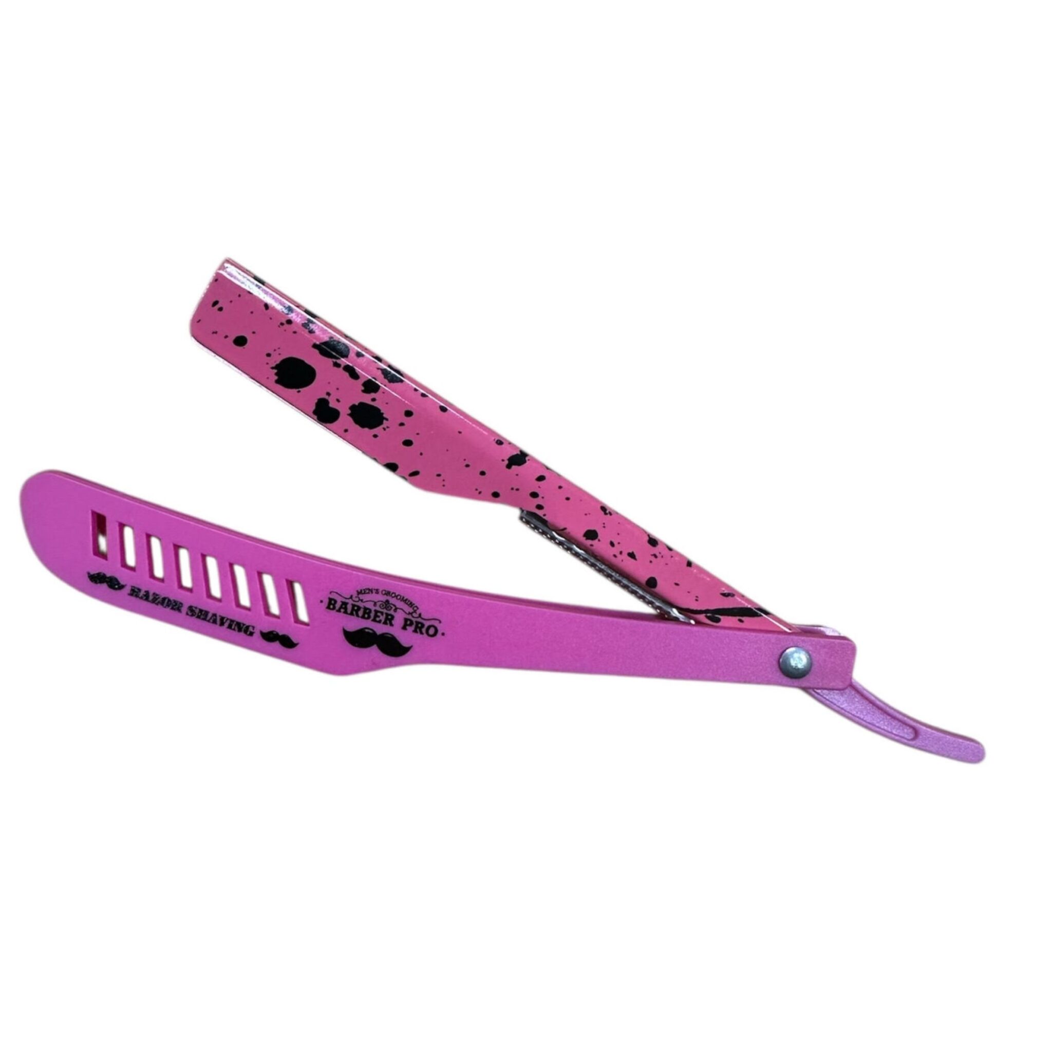 Barber Pro Stainless Razor SR033 - Pink - Headgame Barbergear